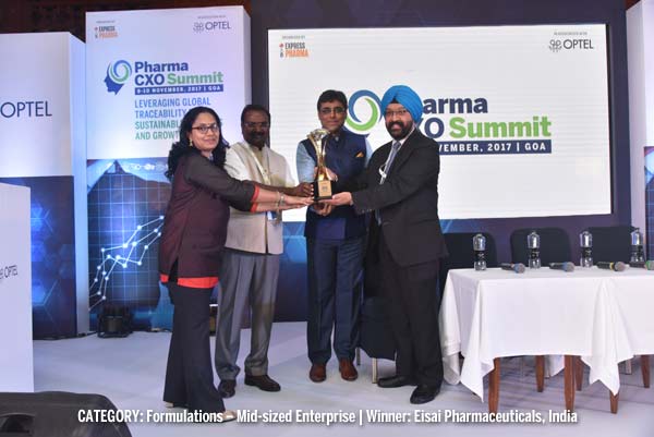 Export excellence awarded at Pharma CXO Summit 2017 - Express Pharma