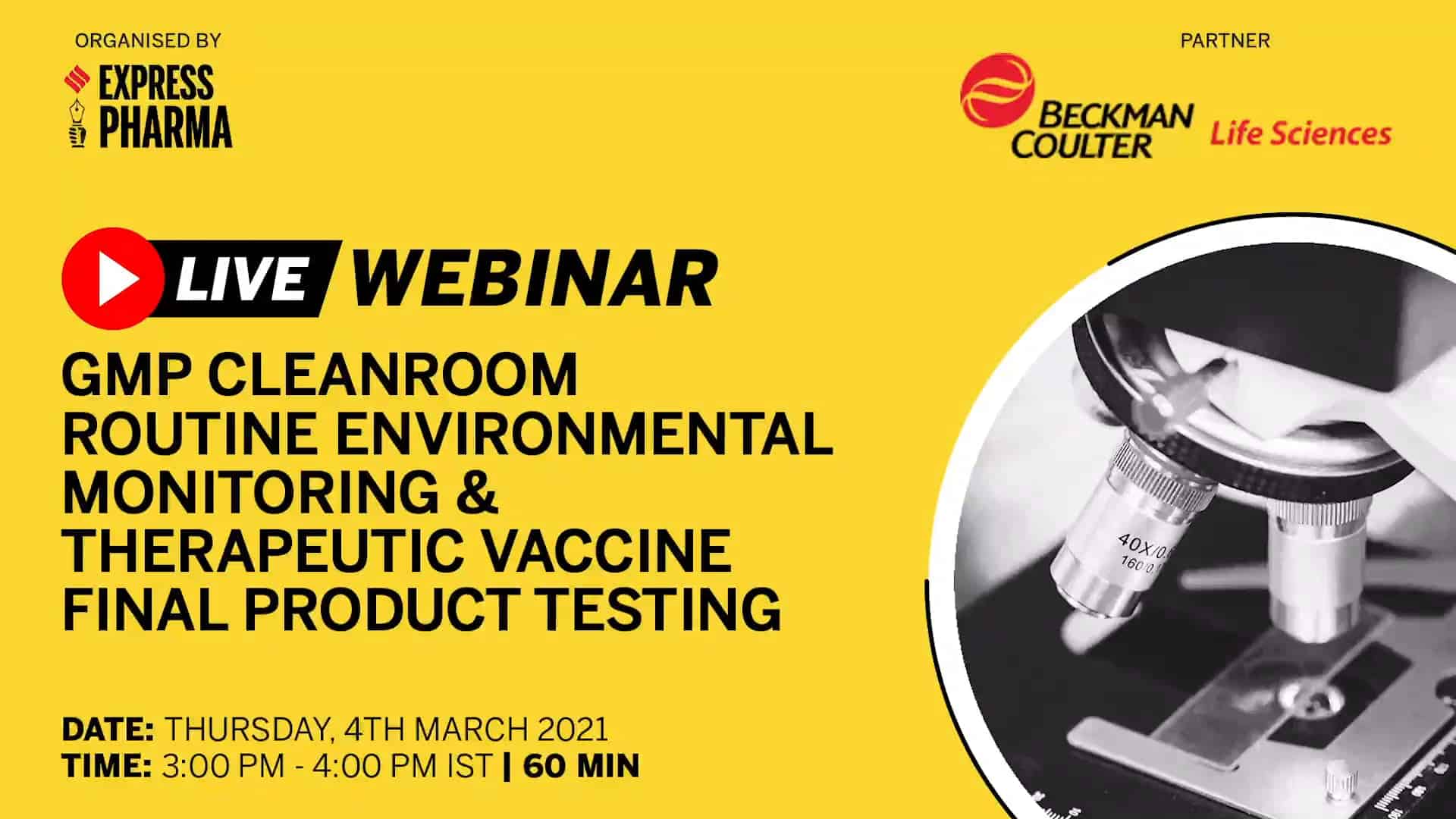 GMP Cleanroom Routine Environmental Monitoring & Therapeutic Vaccine ...